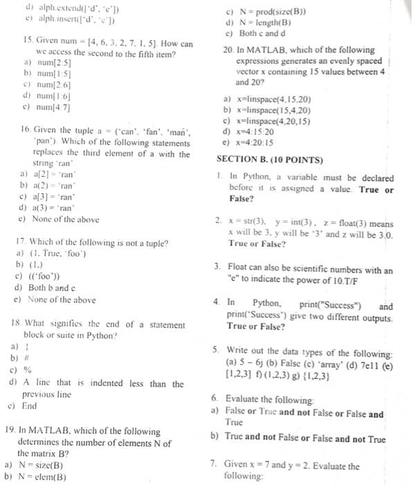 Solved Which Of The Following Is Not A Valid Variable Name Chegg