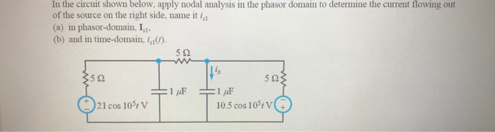 Solved In the circuit shown below, apply nodal analysis in | Chegg.com