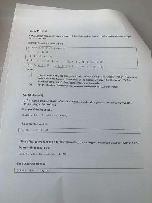 COSC 101, Fall 2021 Lab 10 (2 points) 01 (a) 5 | Chegg.com