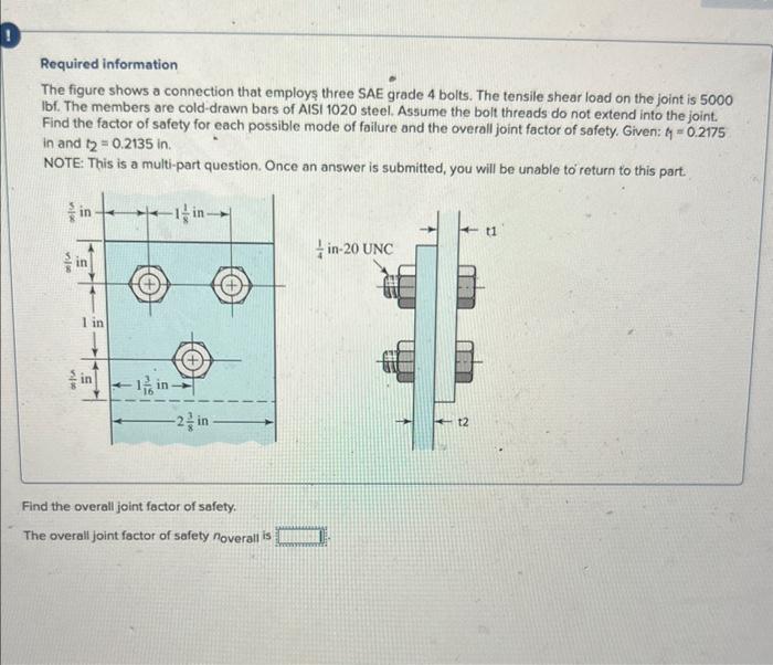 [Solved]: Required information The figure shows a connectio
