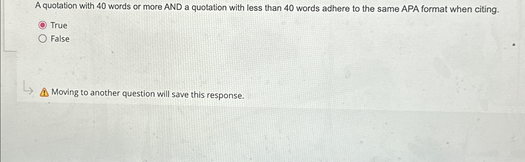 Solved A quotation with 40 ﻿words or more AND a quotation | Chegg.com