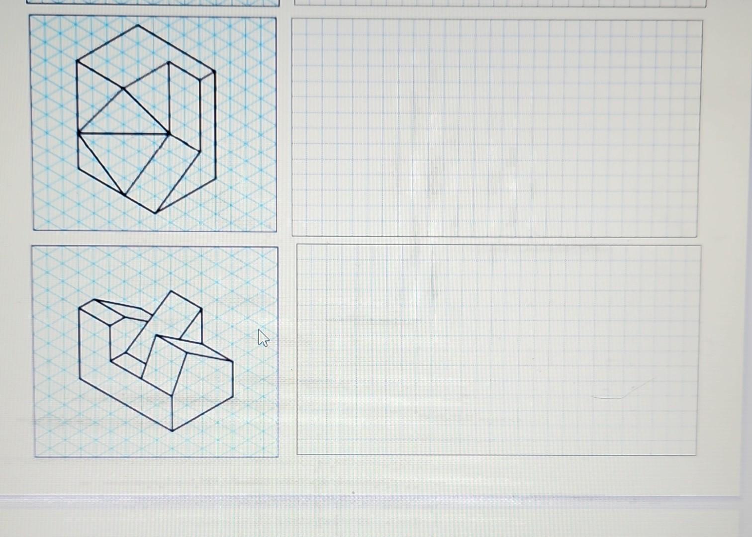 Solved sketch the front top and right side view of the | Chegg.com