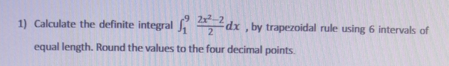 [Solved]: Mathematical Modelling, 1) Calculate th