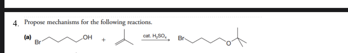 Solved Propose mechanisms for the following reactions.(a) | Chegg.com