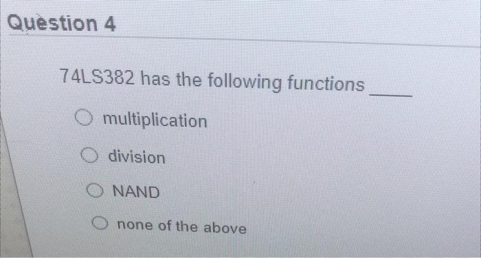 Solved How will you use 74LS283 chips to implement an 8-bit | Chegg.com