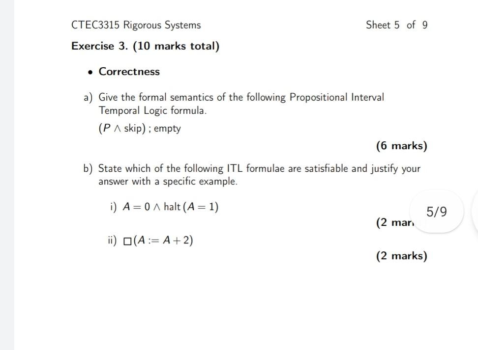 Solved Rigorous Systems | Chegg.com