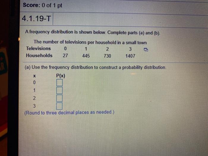 Solved MATH 2320: Intro to Statistics and Probability - | Chegg.com