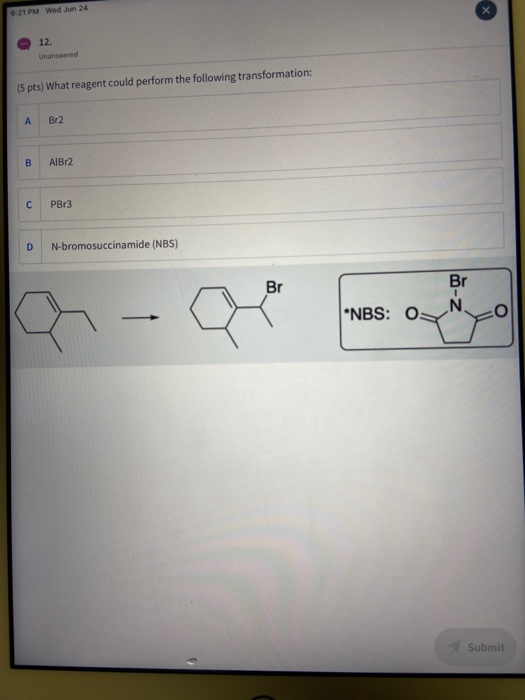 Solved 6:21 PM Wed Jun 24 12. Unanswered (5 pts) What | Chegg.com