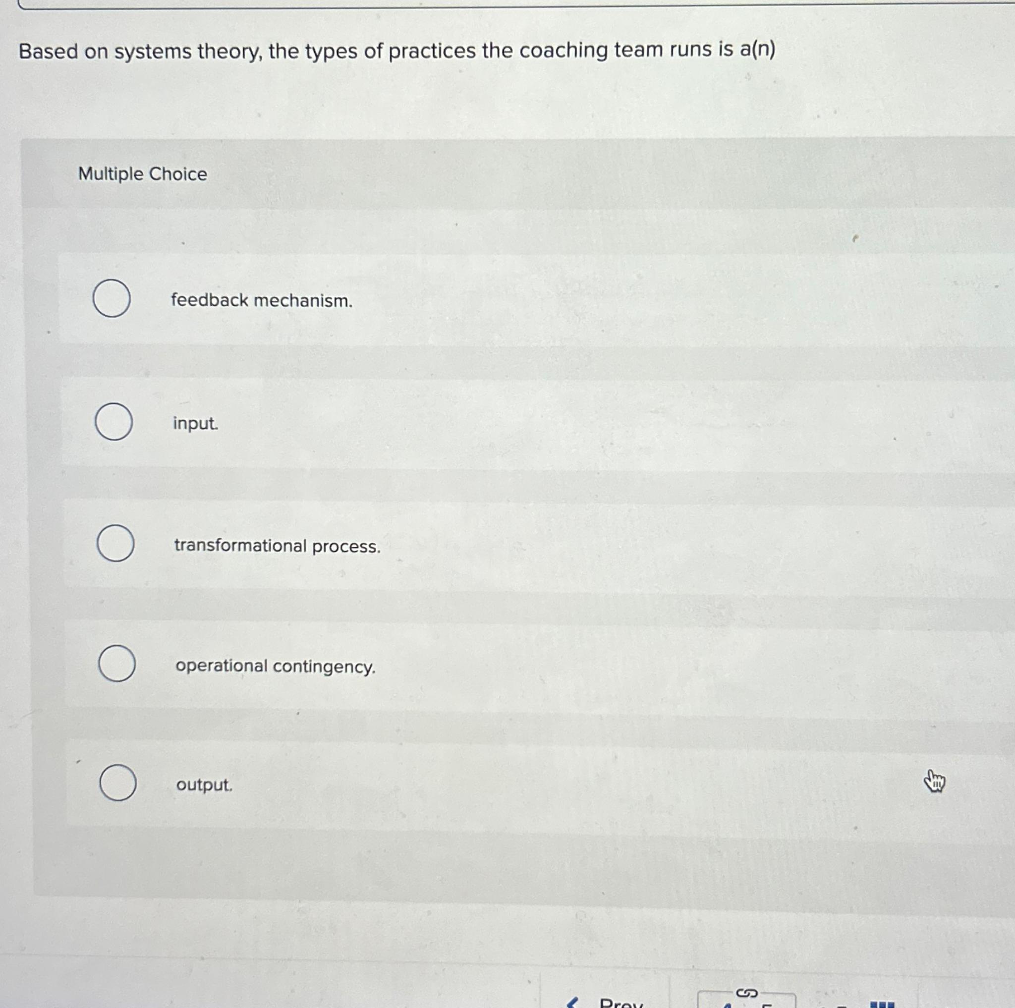 Solved Based on systems theory, the types of practices the | Chegg.com