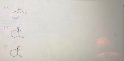 Solved The reaction of 1-methylcyclohexene with Br2 and H2O | Chegg.com