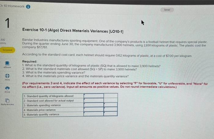 Solved Ch 10 Homework Seved 1 Exercise 10 1 Algo Direct 