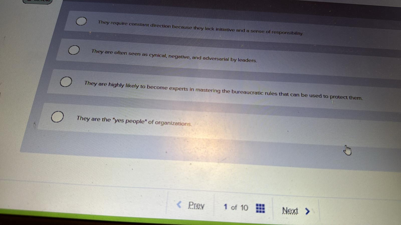 Solved Identify true statement They require constant | Chegg.com