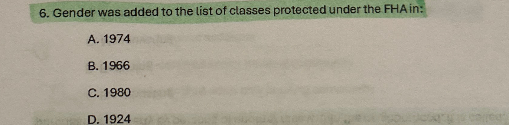 Solved Gender was added to the list of classes protected | Chegg.com