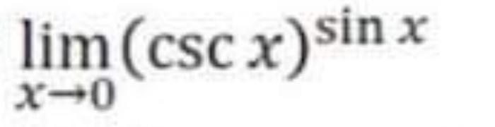 Solved limx→0(cscx)sinx | Chegg.com