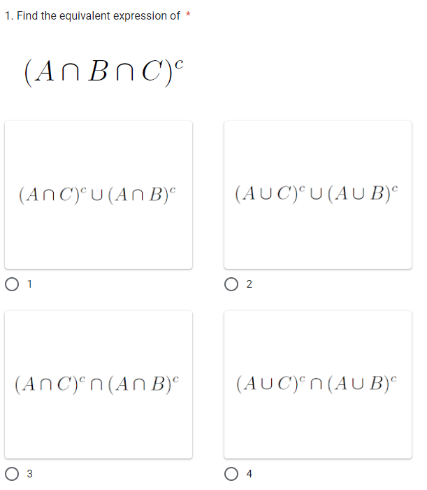 Solved Find the equivalent expression of | Chegg.com
