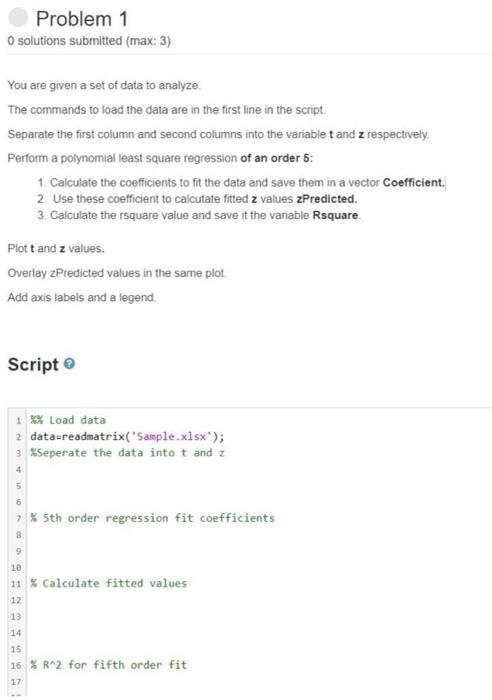 Solved Problem 1 O solutions submitted (max: 3) You are | Chegg.com