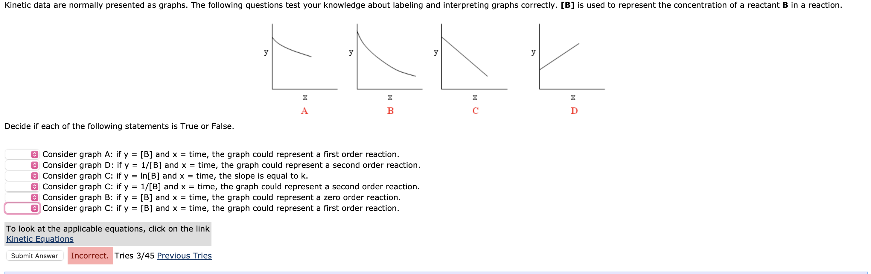 Decide if each of the following statements is True or | Chegg.com