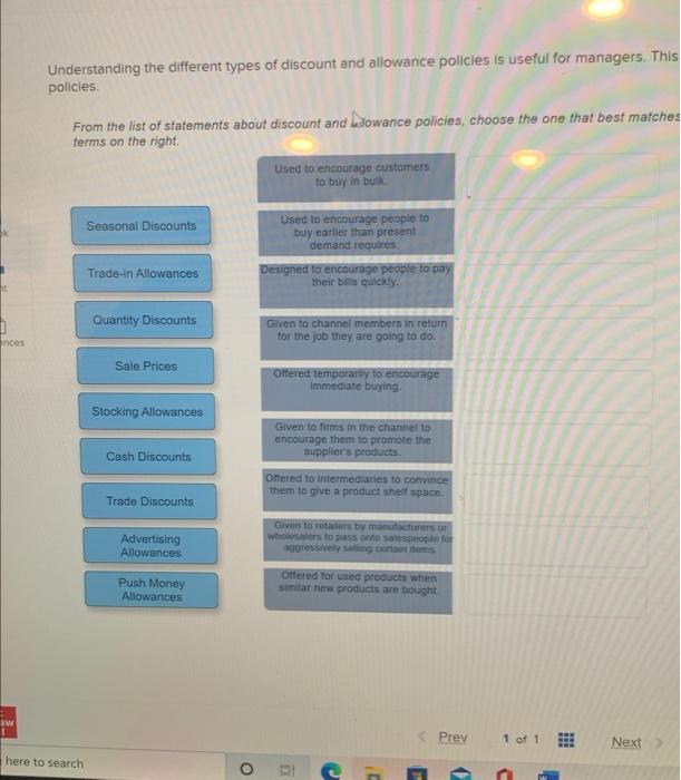 Solved Understanding the different types of discount and | Chegg.com