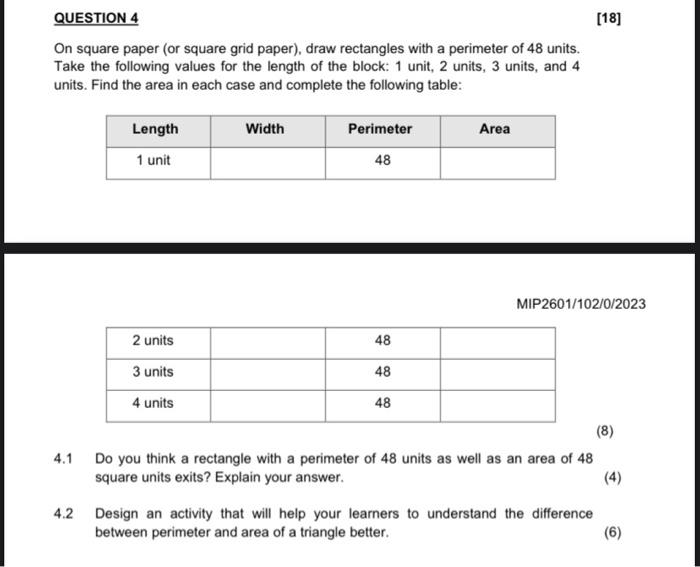 Solved On square paper (or square grid paper), draw | Chegg.com