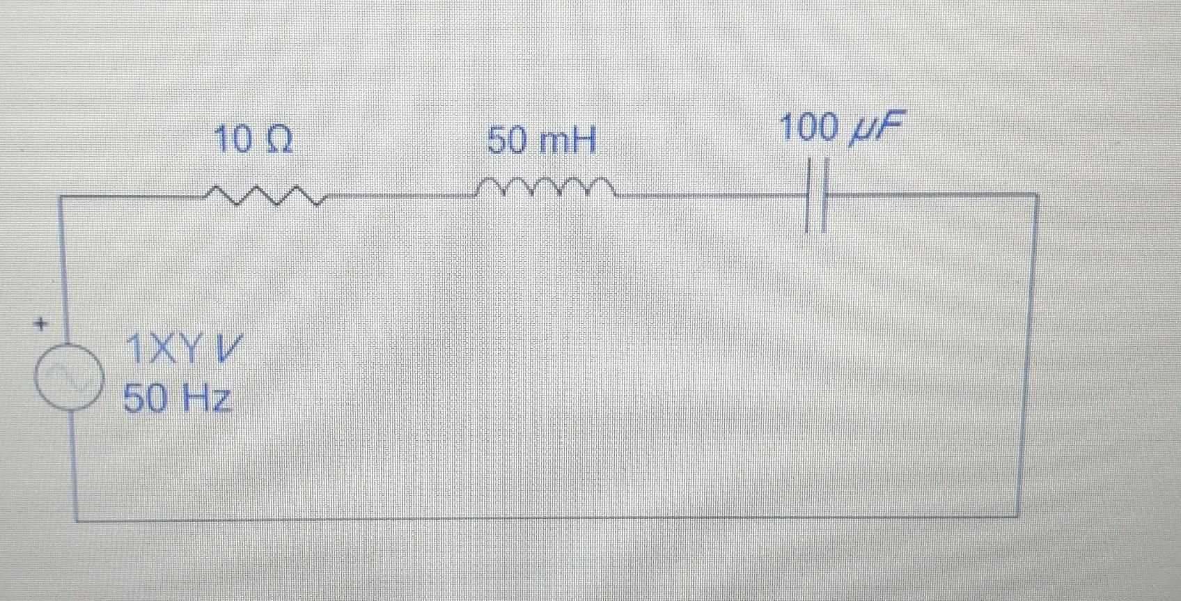Solved Find the power factor of the circuit given in the | Chegg.com
