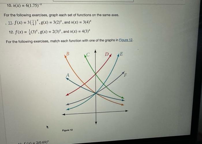 Solved Functions ponential Functions Functions garithmic | Chegg.com