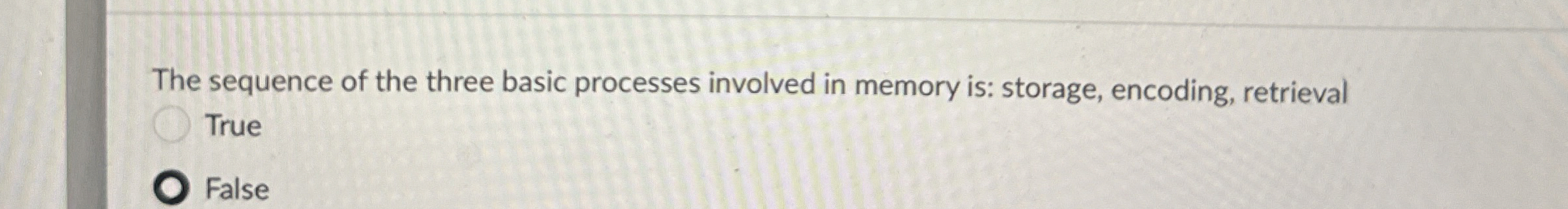 Solved The sequence of the three basic processes involved in | Chegg.com