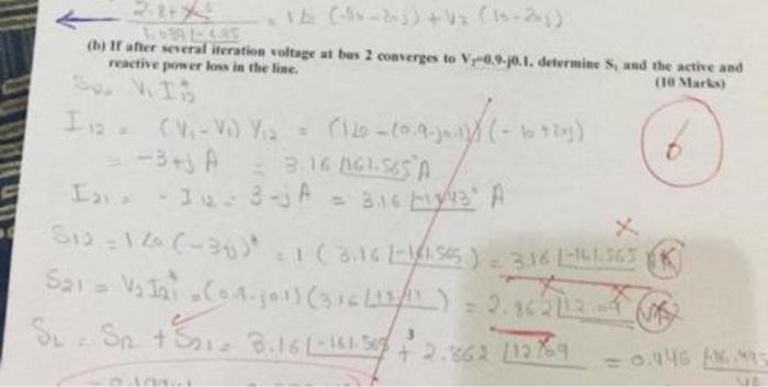 5. In the power system network shown in Fig. 1. Bus 1 | Chegg.com