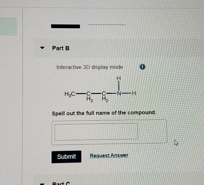 Solved Part A Interactive 3D display mode 0 Spell out the | Chegg.com