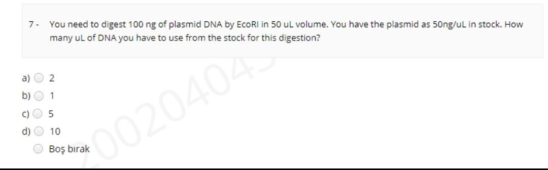 Solved 6- Find out the user manual of the restriction enzyme | Chegg.com
