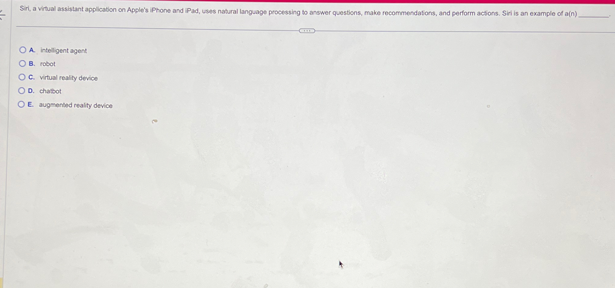 Solved Siri, a virtual assistant application on Apple's | Chegg.com