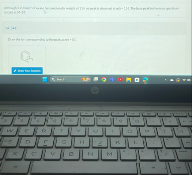Solved Although 2,2-dimethy hoxane has a molecular weight of | Chegg.com