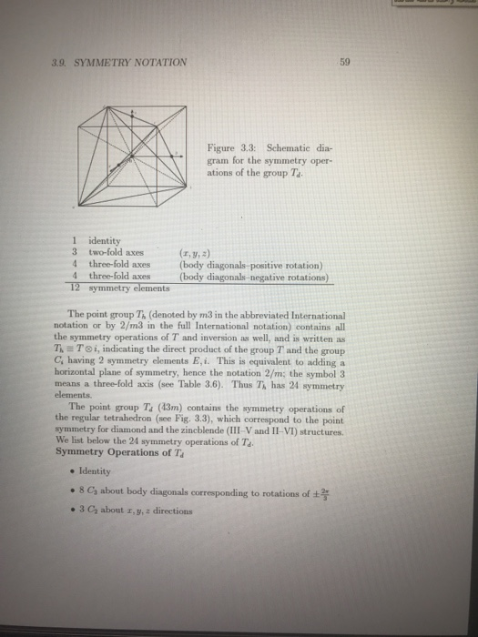 3. Consider the point group D6 (a) Construct the | Chegg.com