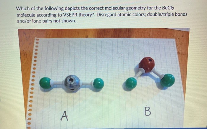 Solved TRUE OR FALSE: The molecular geometry shown here is | Chegg.com