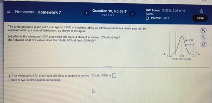 Solved Homework Homework 7 Question 10 6 3 35 T 13 Hw
