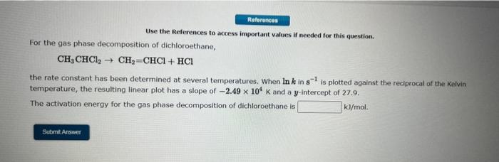 Solved cis−C6H5CH=CHCOOCH3→trans−C6H5CH=CHCOOCH3 the rate | Chegg.com