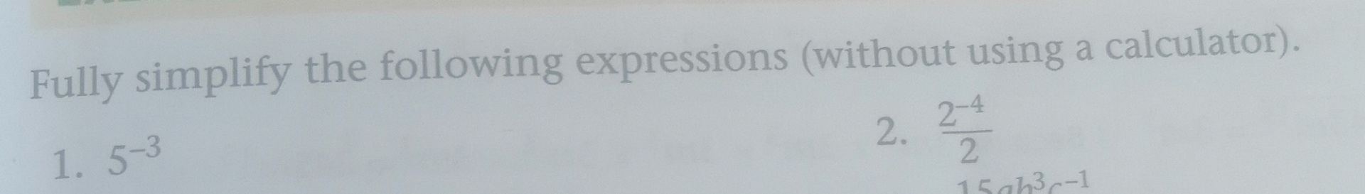 Solved Fully simplify the following expressions (without | Chegg.com