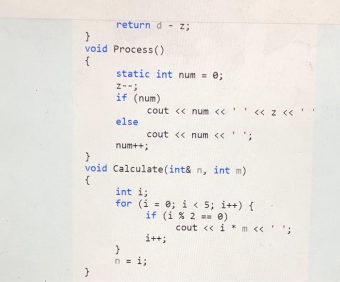 Solved Determine the output of the following program: 10 | Chegg.com