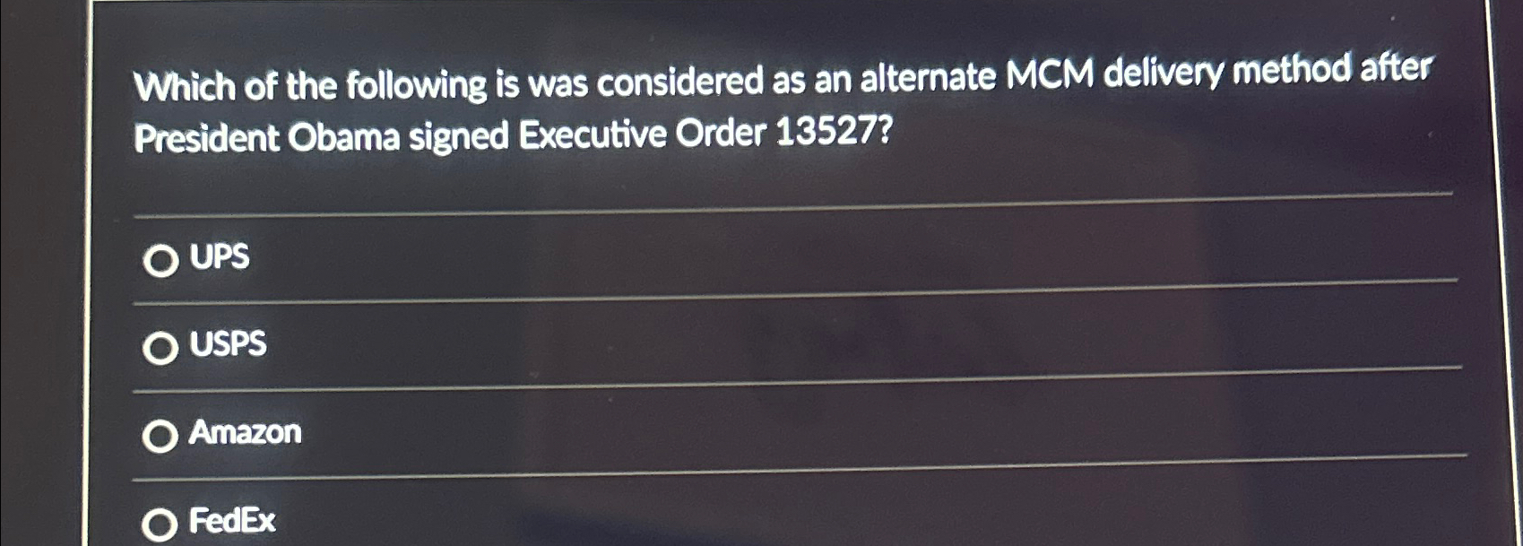 Solved Which of the following is was considered as an | Chegg.com