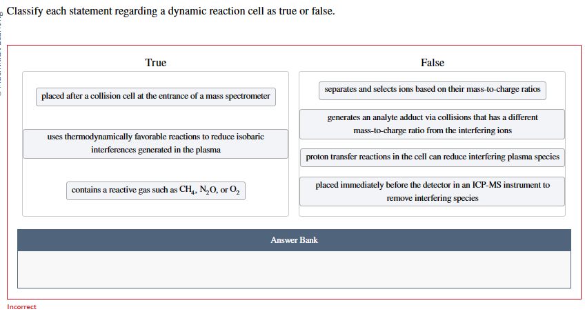 Solved Classify each statement regarding a dynamic reaction | Chegg.com