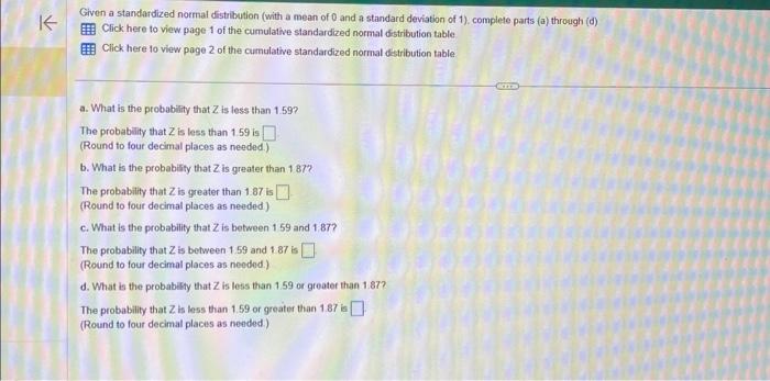 Solved (Round to four deci c. What is the prob Cumulative | Chegg.com