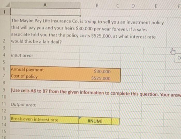 Solved The Maybe Pay Life Insurance Co, is trying to sell | Chegg.com