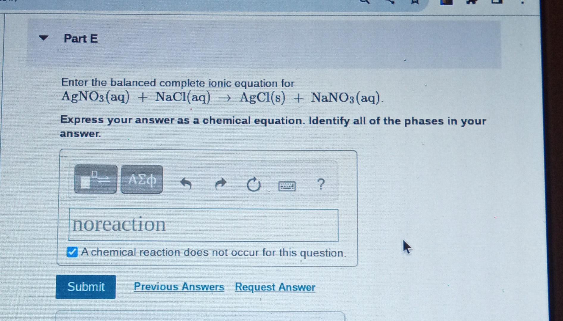 Solved Enter the balanced net ionic equation for | Chegg.com