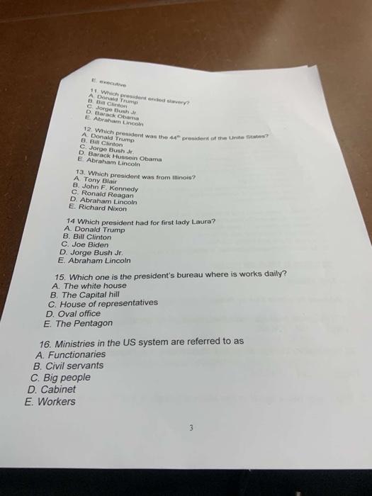 AMERICAN GOVERNMENT FINAL EXAM - FALL 2022 DR KOUADIO | Chegg.com