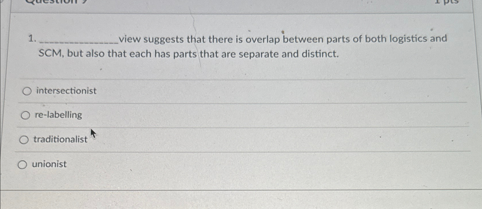 Solved view suggests that there is overlap between parts of | Chegg.com