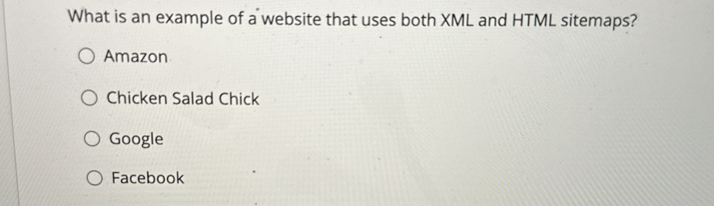 Solved What is an example of a website that uses both XML | Chegg.com