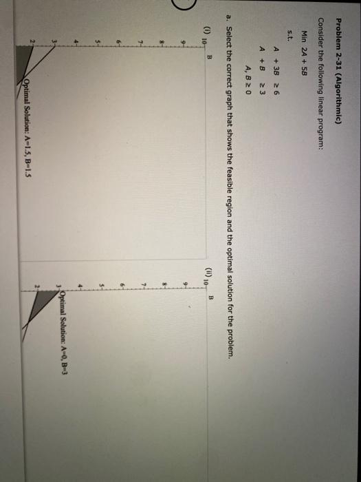 Solved Problem 2-31 (Algorithmic) Consider the following | Chegg.com