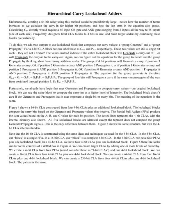 Solved A Ripple Carry Adder (RCA) is a very area-efficient | Chegg.com