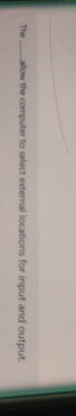 Solved The allow the computer to select extemal locations | Chegg.com