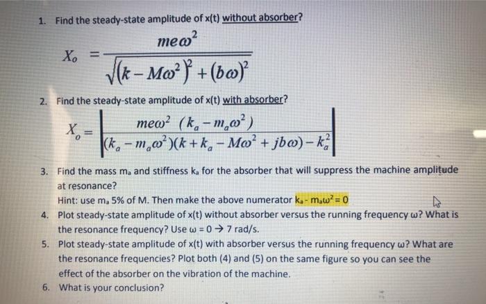 Solved Lab 9: Rotating Machine with Dynamic Vibration | Chegg.com