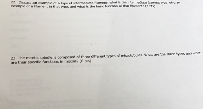 Solved 22. Discuss an example of a type of intermediate | Chegg.com